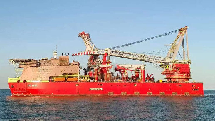 Construction odyssey of the JSD 6,000 pipelayer completed | Ship2Shore