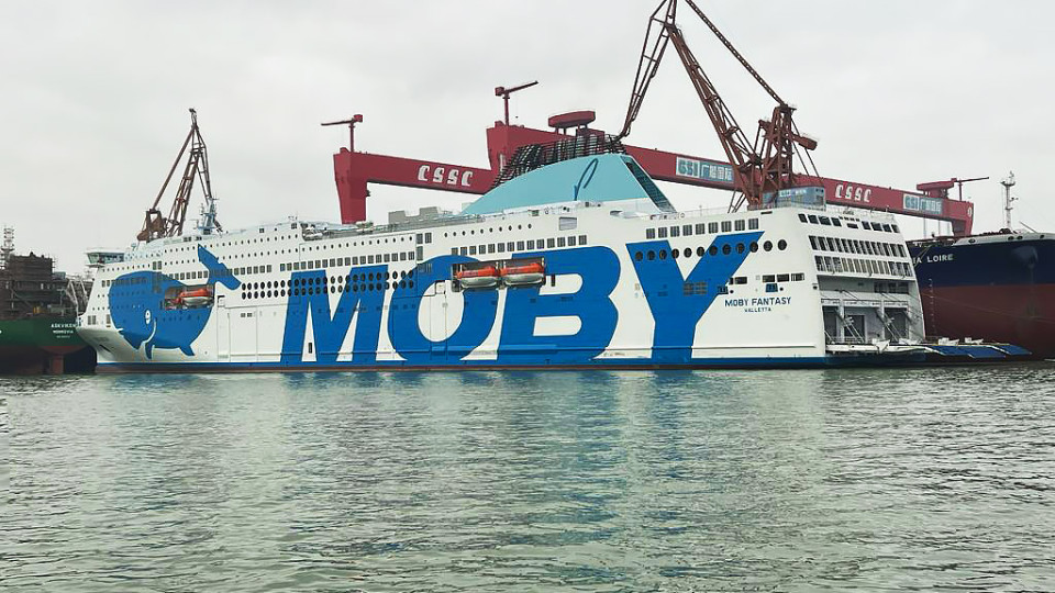 Moby prende in consegna il suo primo traghetto cinese | Ship2Shore