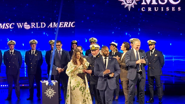 MSC World America naming ceremony | Ship2Shore