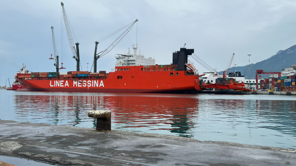 Dopo 5 anni una nave del gruppo Messina approda a Salerno | Ship2Shore